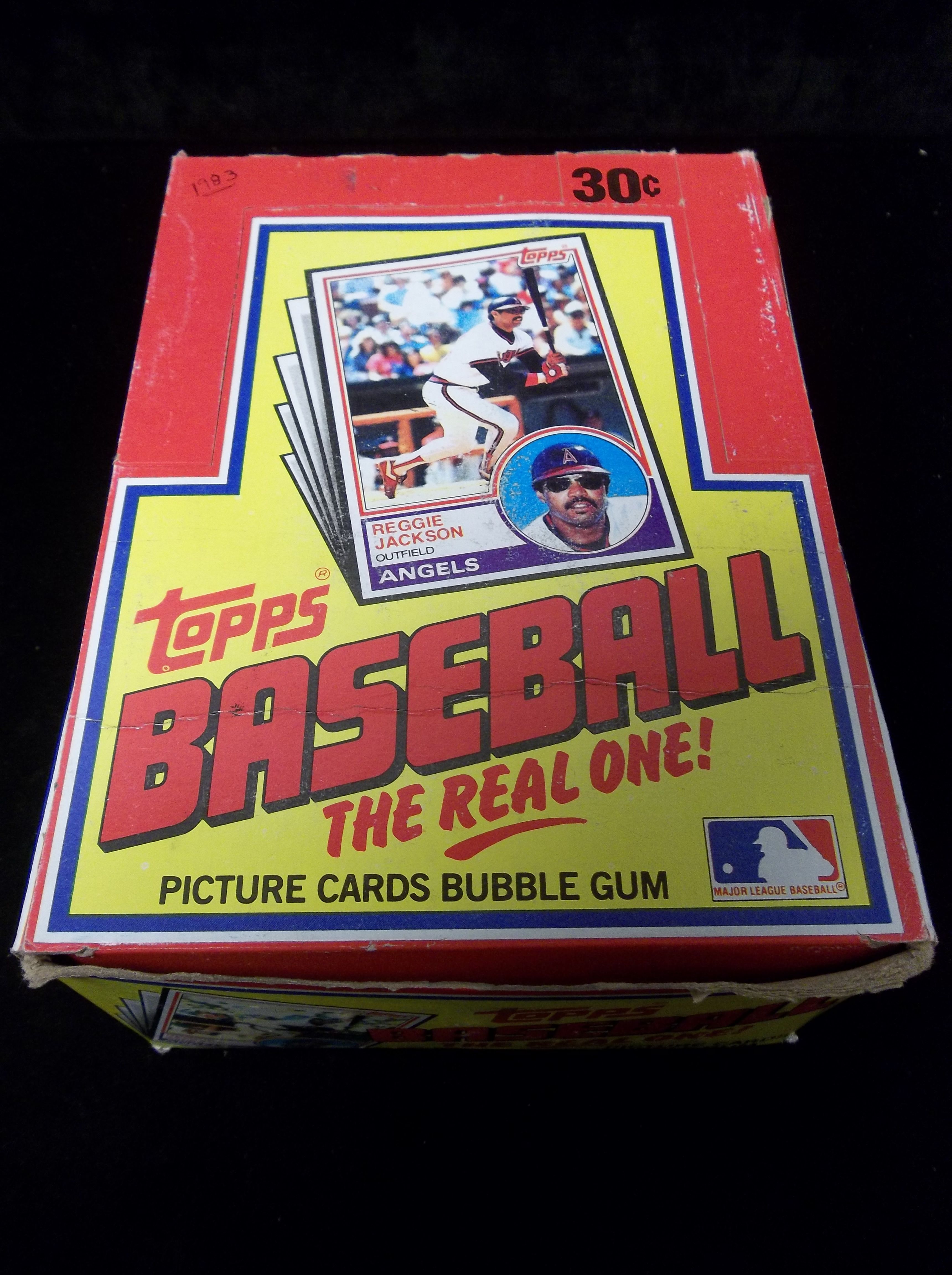 Lot Detail - 1983 Topps Baseball- 1 Unopened Wax Box