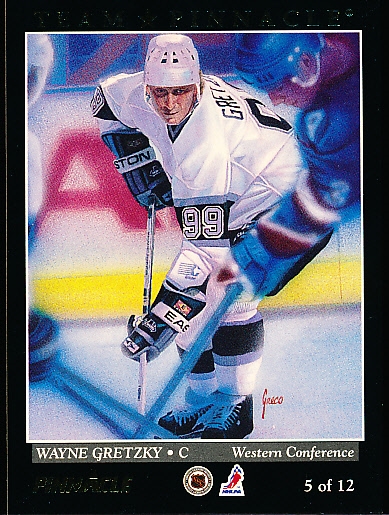 Lot Detail - 1993-94 Pinnacle Hockey- “Team Pinnacle”- #5 Wayne Gretzky ... Lot Detail - 1993-94 Pinnacle Hockey- “Team Pinnacle”- #5 Wayne Gretzky ...