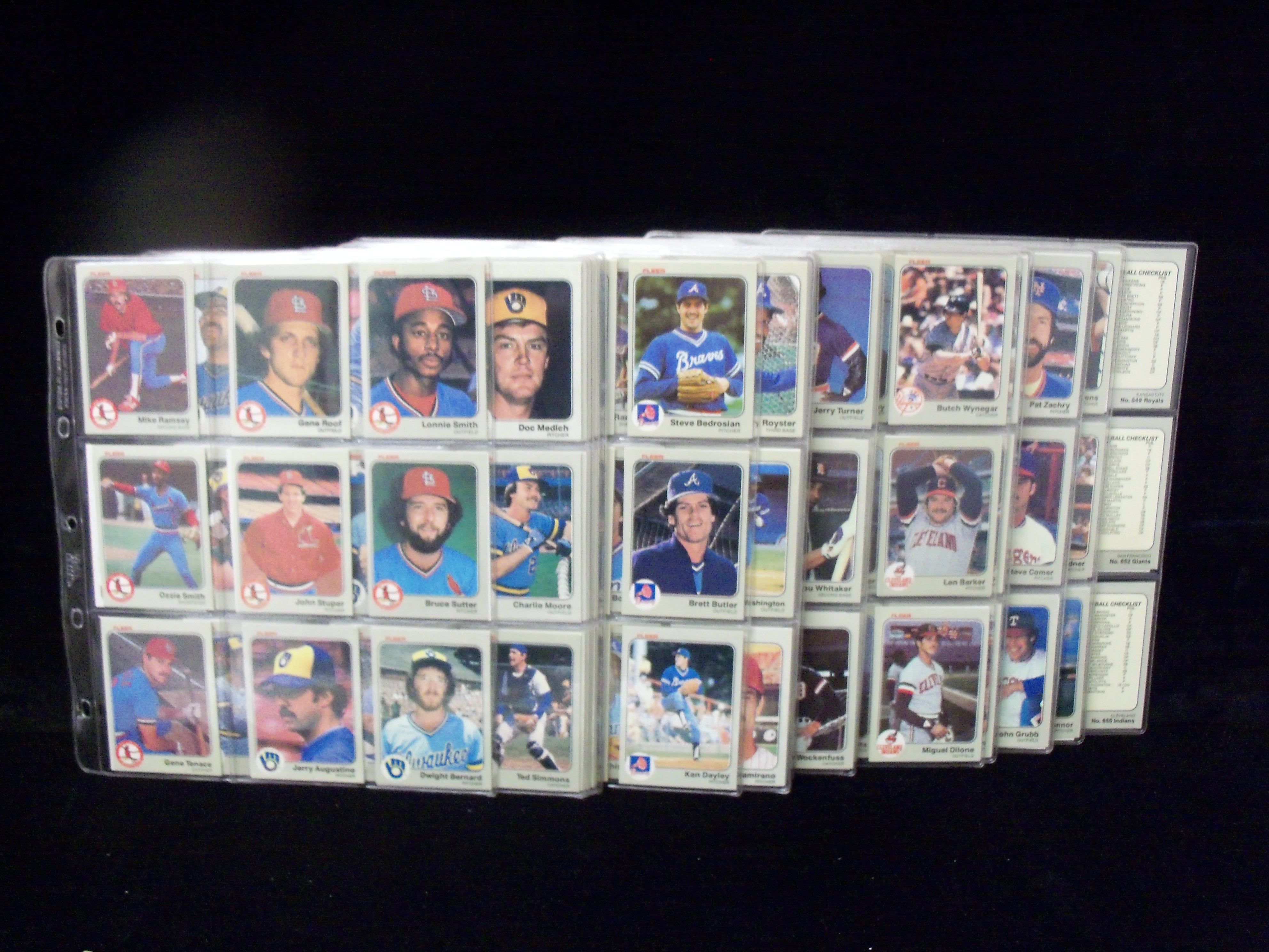 Lot Detail - 1983 Fleer Baseball-complete Set Of 660
