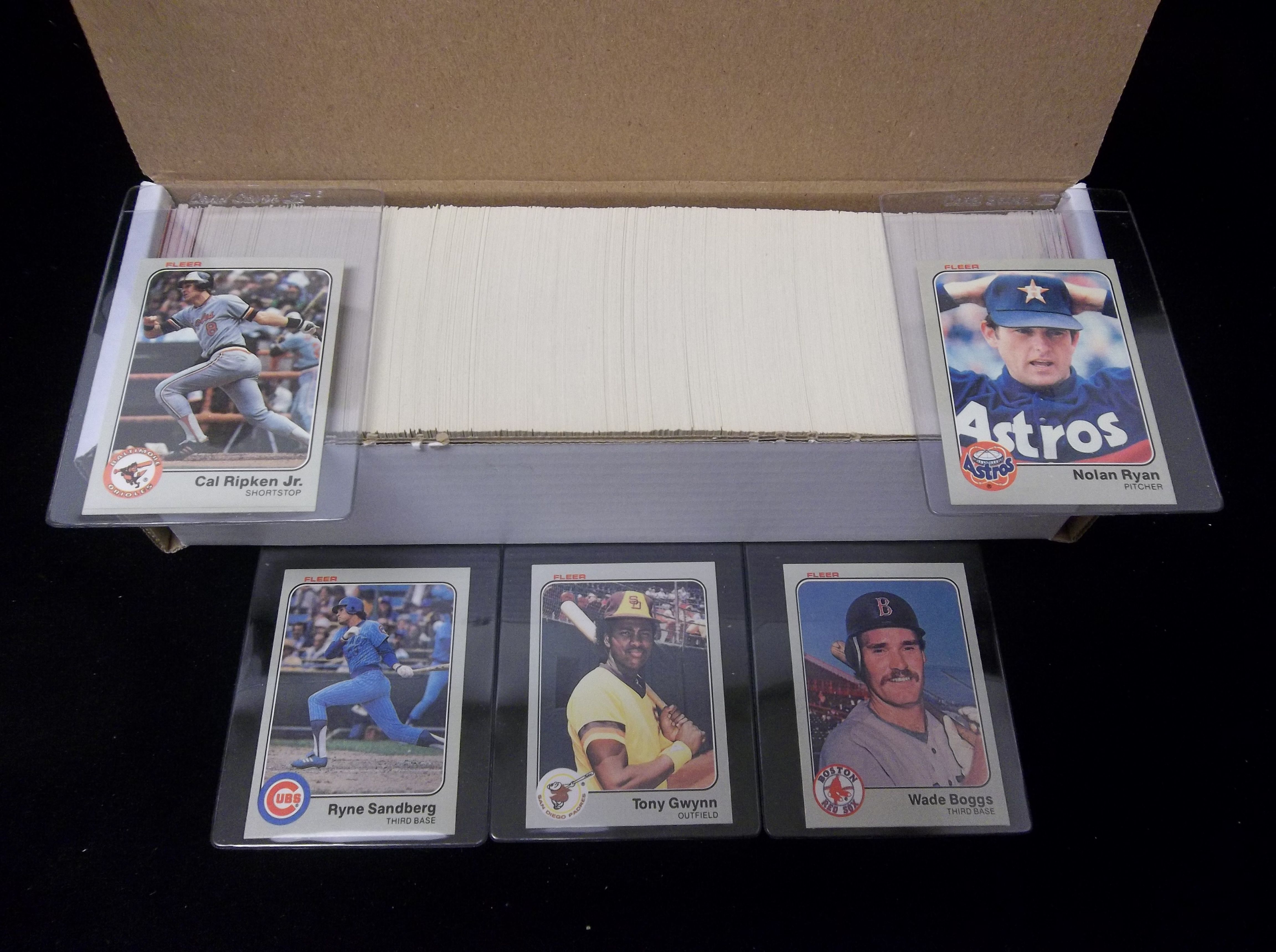 Lot Detail - 1983 Fleer Baseball Complete Set Of 660
