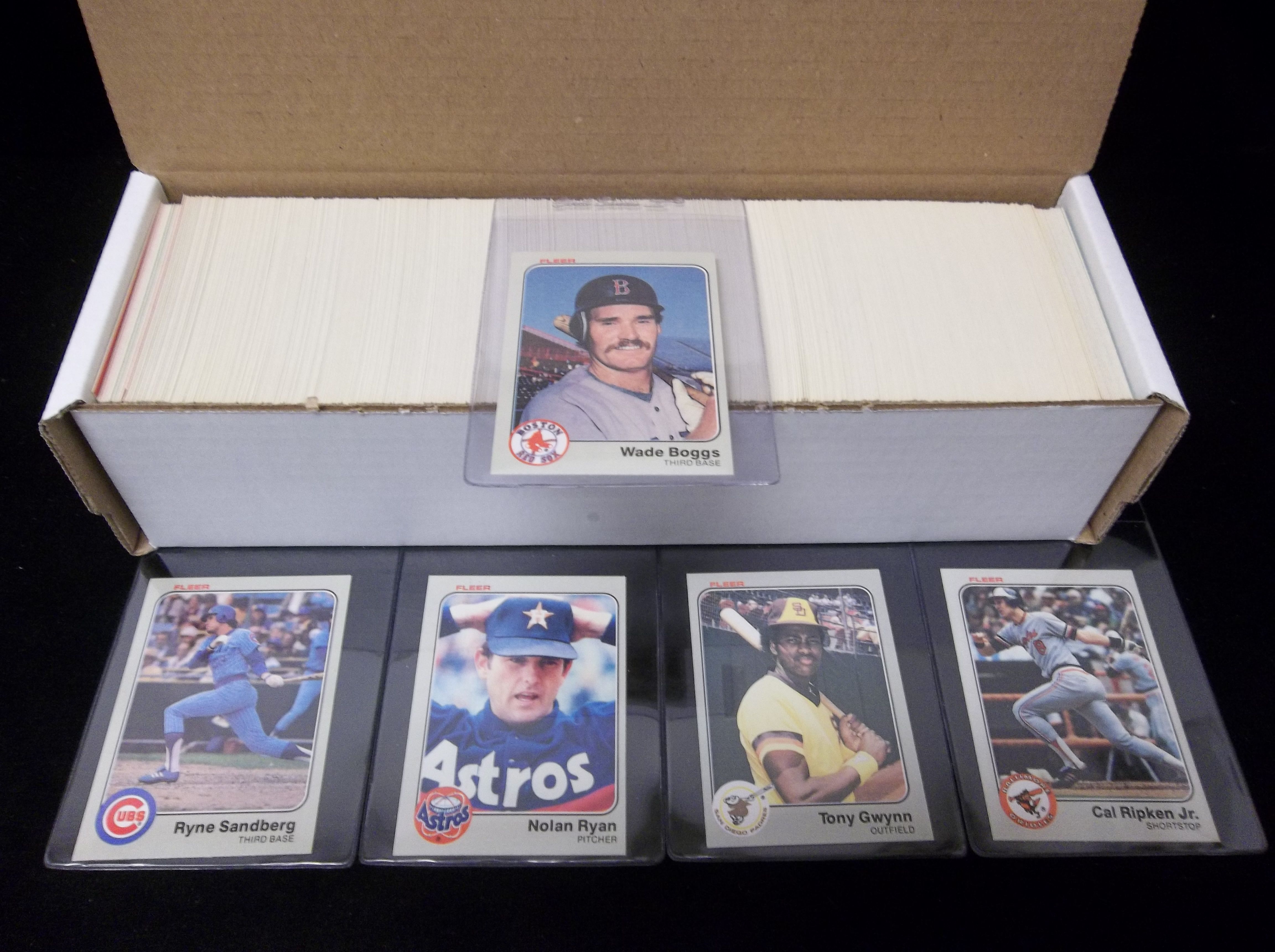 Lot Detail - 1983 Fleer Baseball Complete Set Of 660