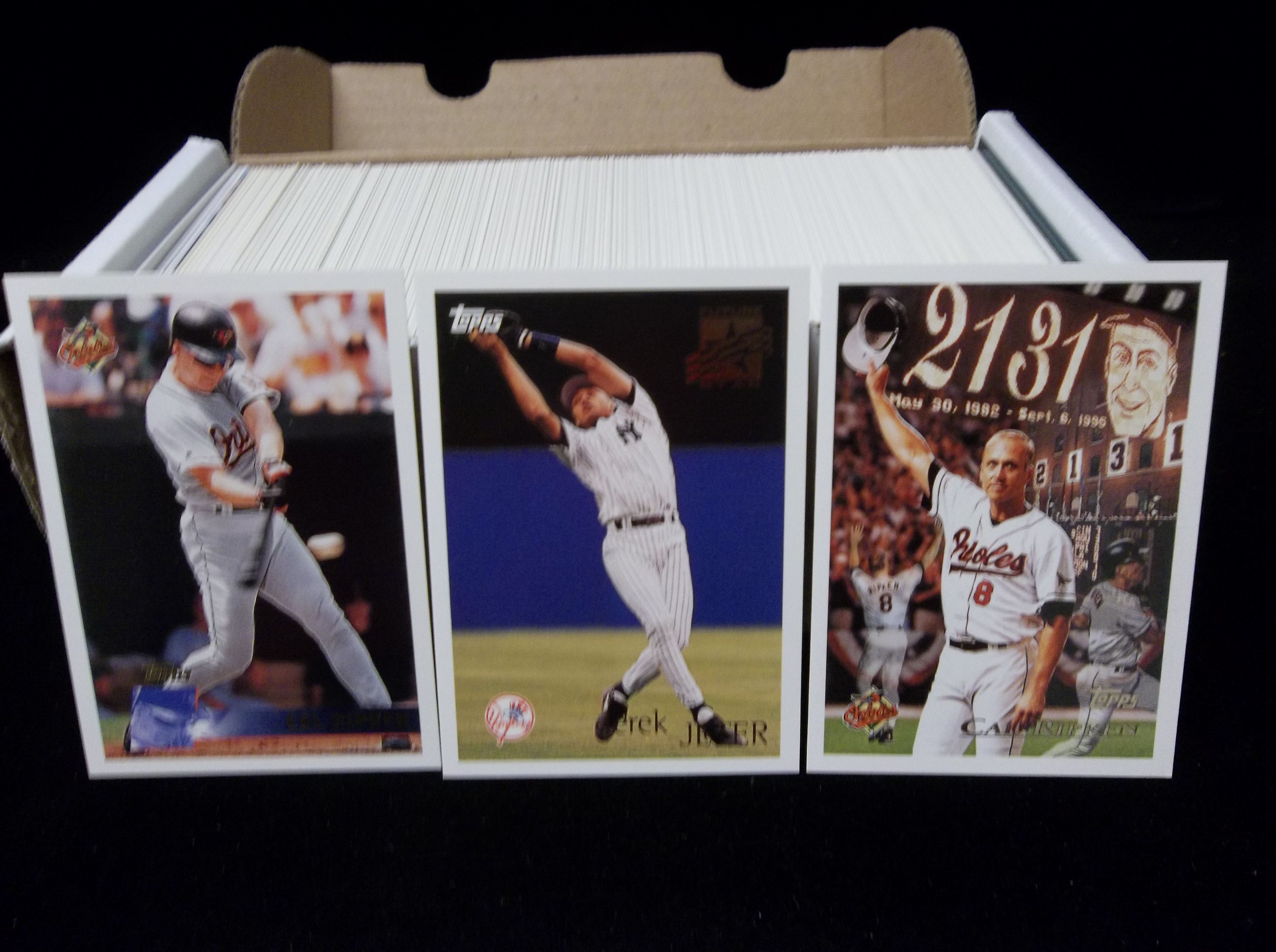 Lot Detail - 1996 Topps Baseball Complete Hand-collated Set Of 440