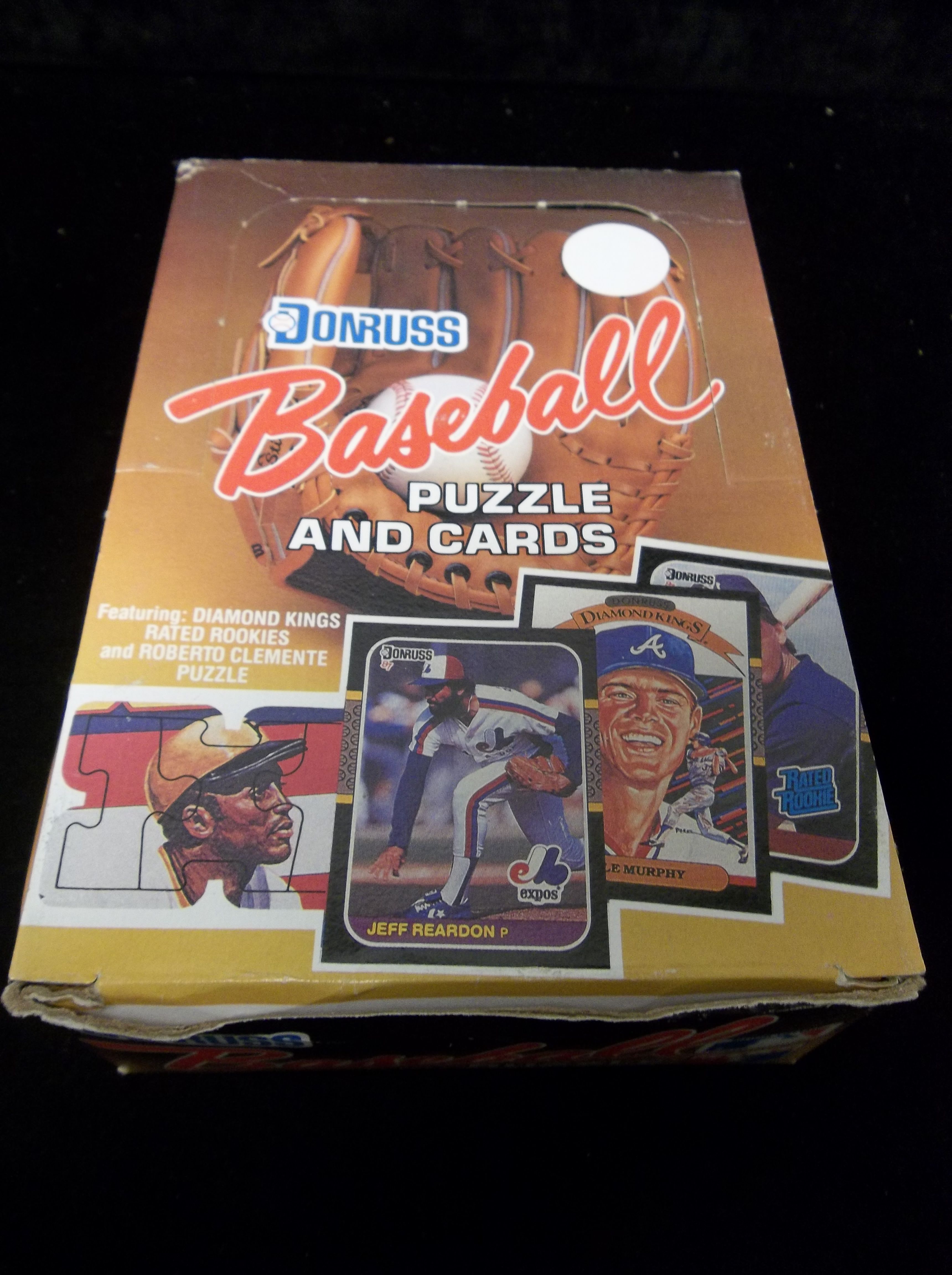 Lot Detail - 1987 Donruss Baseball- 1 Unopened Wax Box