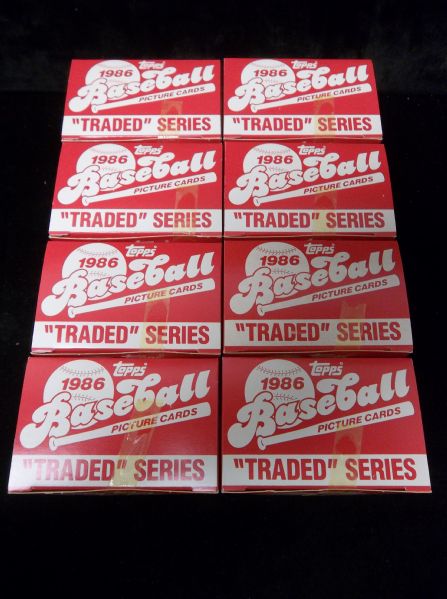 Lot Detail - 1986 Topps Traded Baseball Factory Sealed Sets Of 132