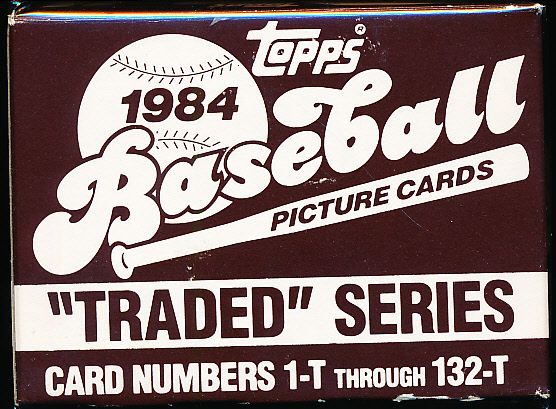 Lot Detail - 1984 Topps Traded Baseball Factory Set Of 132 Cards