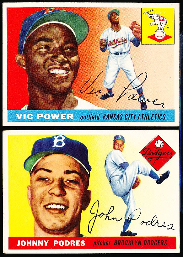 Lot Detail - 1955 Topps Baseball- 8 Diff.