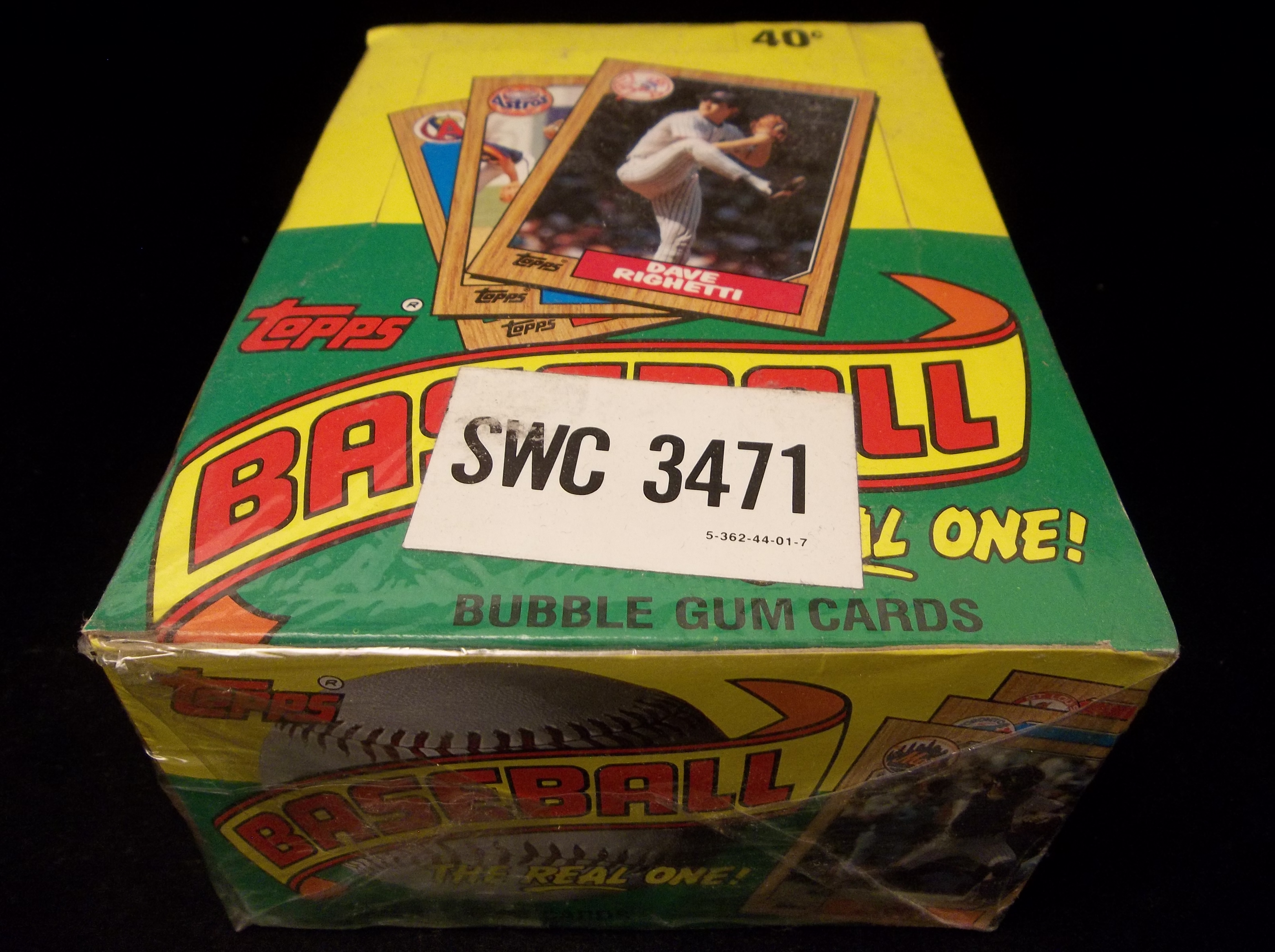 Lot Detail - 1987 Topps Baseball- 1 Unopened Wax Box