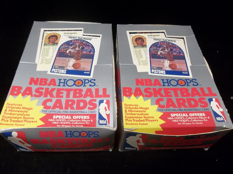 Lot Detail - 1989-90 Hoops Basketball- High Series- Two Unopened Wax Boxes Lot Detail - 1989-90 Hoops Basketball- High Series- Two Unopened Wax Boxes