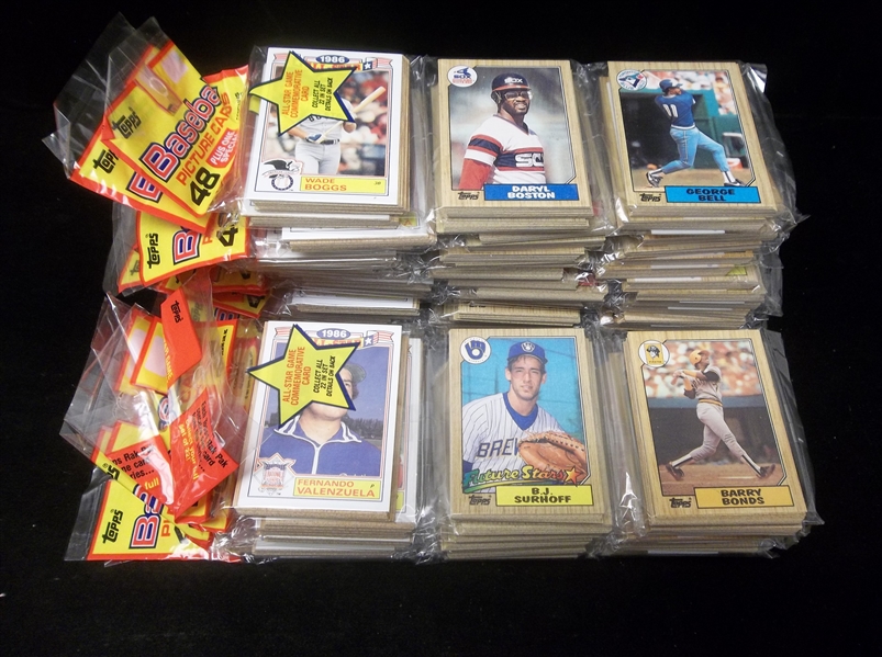 Lot Detail - 1987 Topps Baseball- 26 Unopened Rack Packs