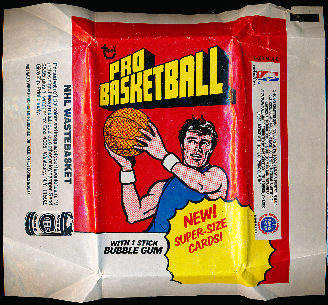 Lot Detail - 1976-77 Topps Basketball- 3 Wrappers