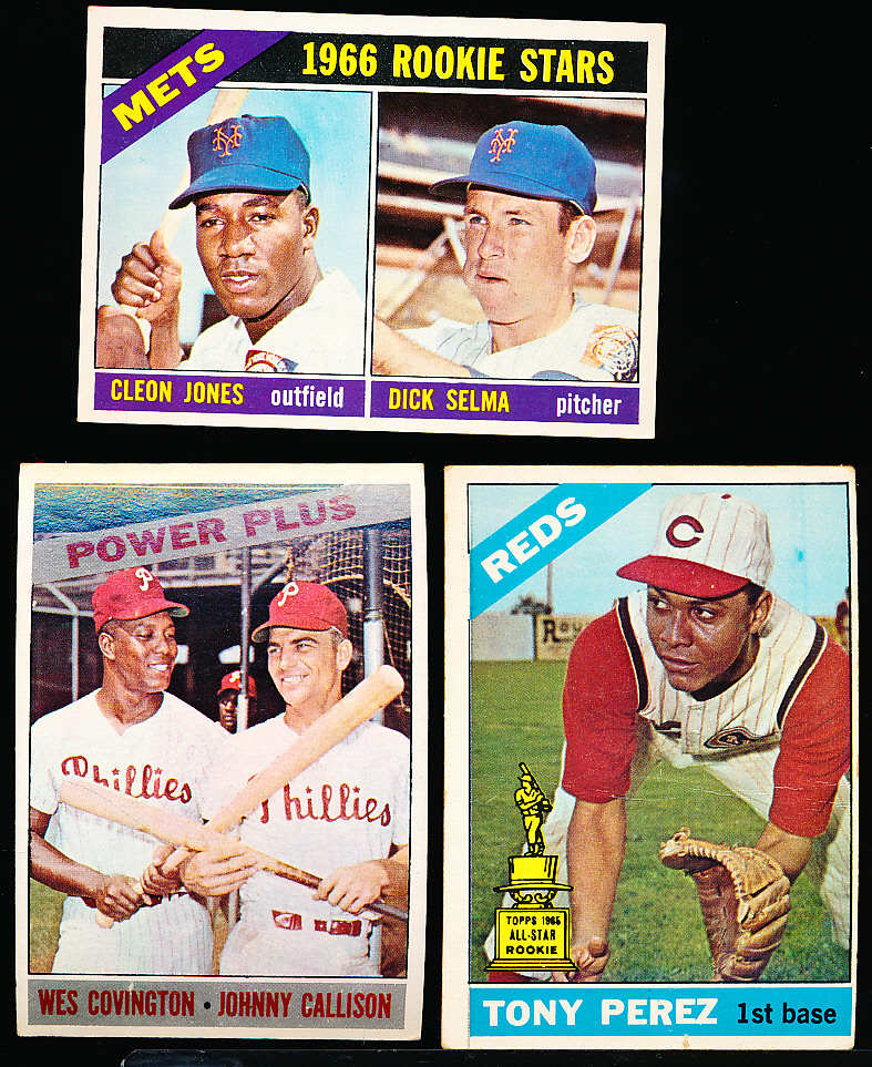 Lot Detail - 1966 Topps Baseball- 3 Diff