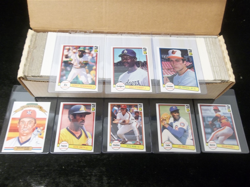 Lot Detail - 1982 Donruss Baseball Opened Factory Set Of 660