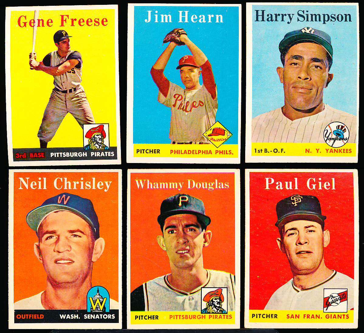 Lot Detail - 1958 Topps Baseball- 10 Diff