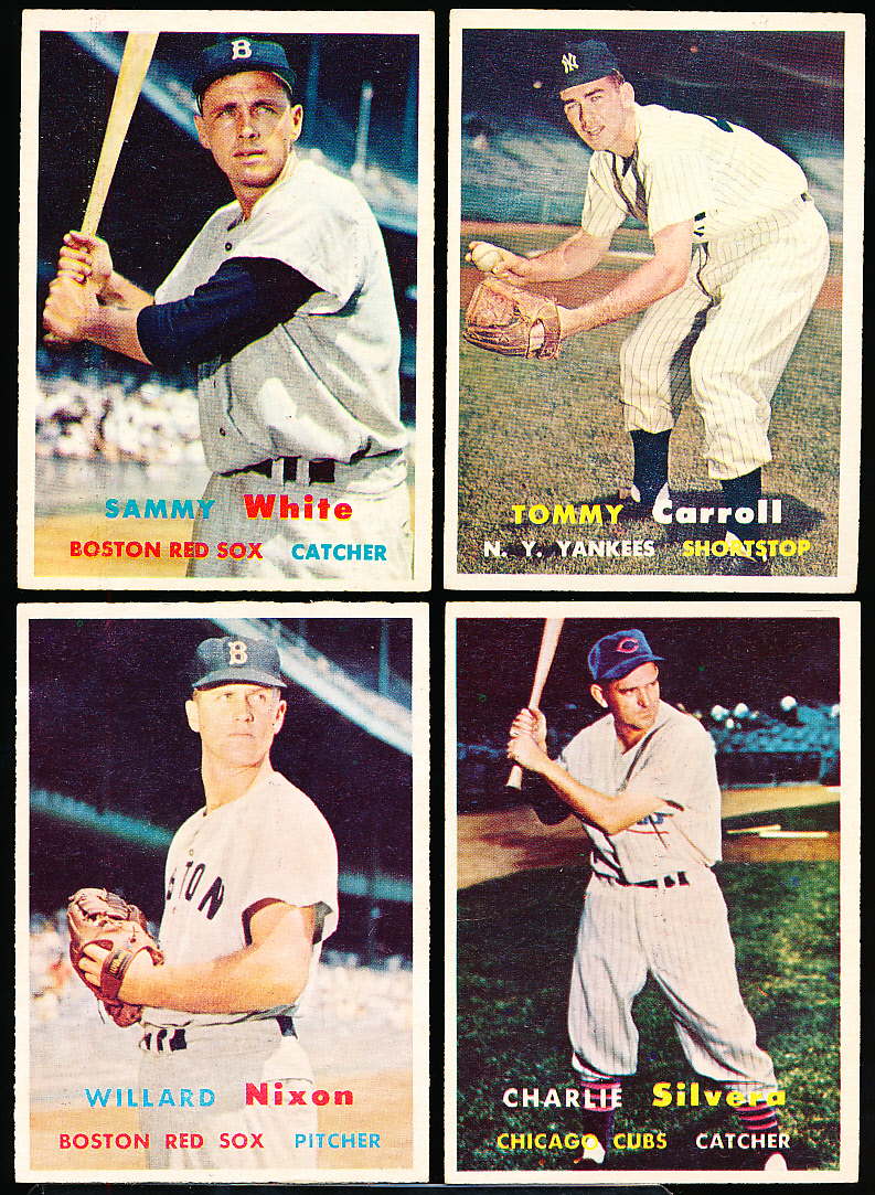 Lot Detail - 1957 Topps Bb- 4 Diff