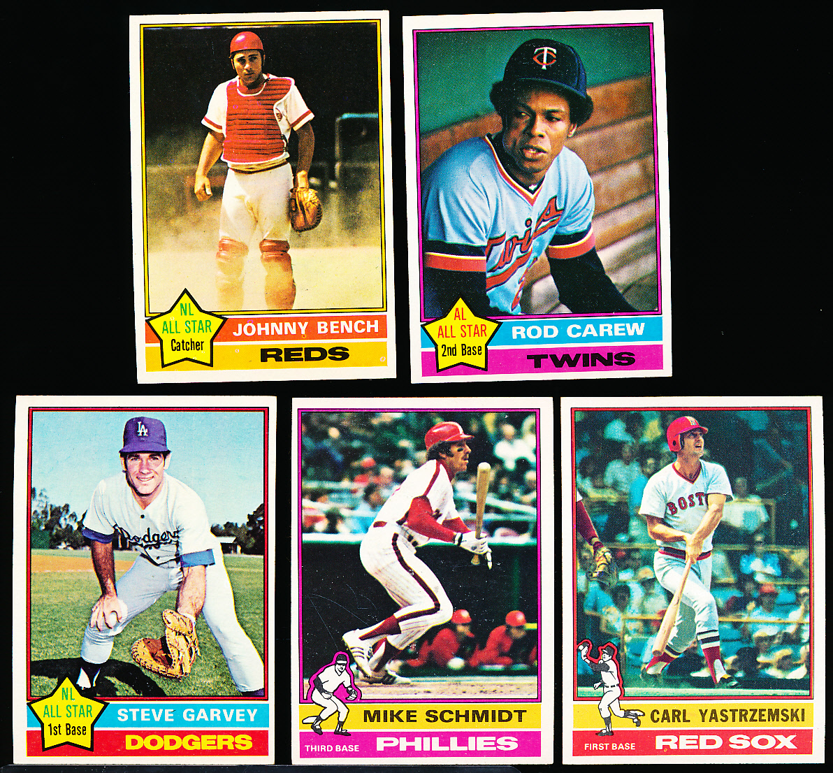 Lot Detail - 1976 Topps Bb- 12 Stars