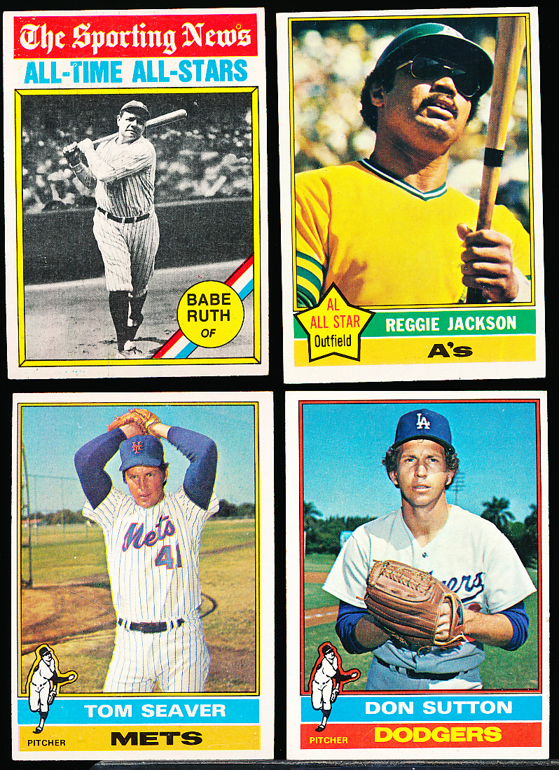 Lot Detail - 1976 Topps Bb- 9 Cards