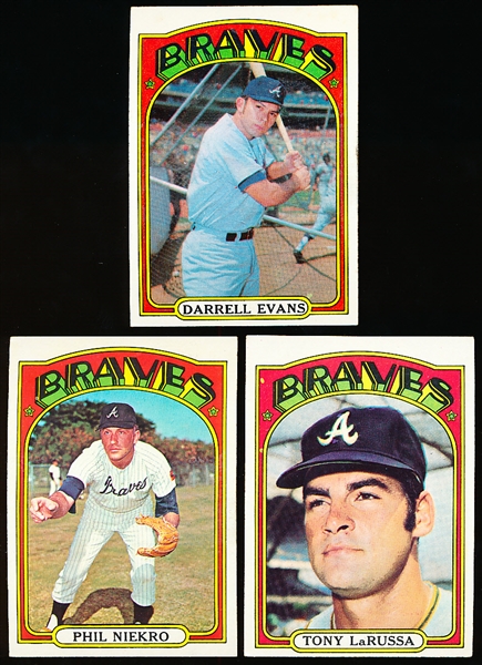 Lot Detail - 1972 Topps Bb- 50 Asst