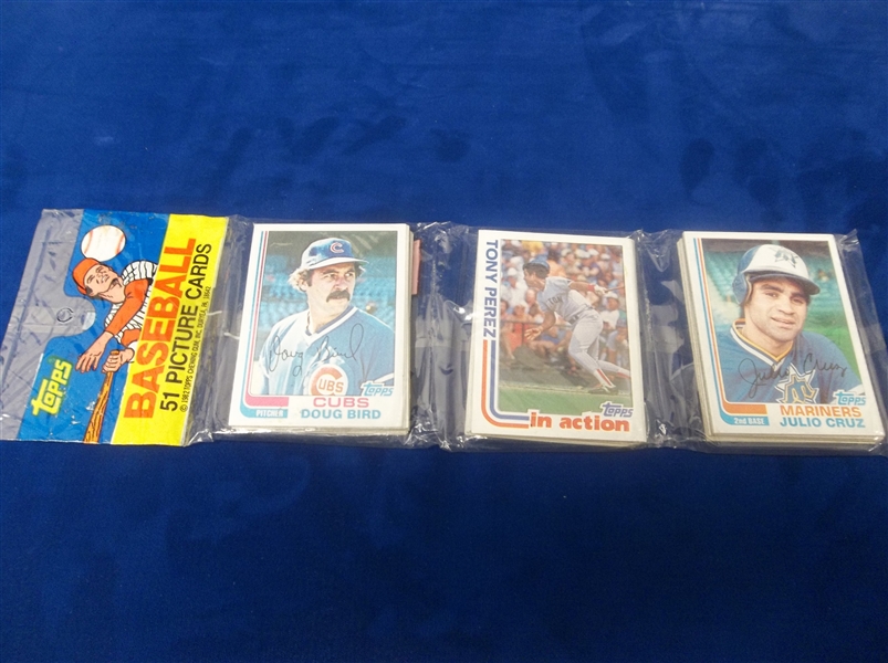 Lot Detail - Unopened 1982 Topps Baseball Rack Pack