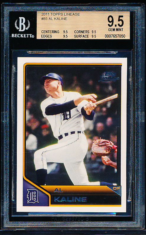 Lot Detail - 2011 Topps Lineage Bsbl. #85 Al Kaline, Tigers- Beckett ... Lot Detail - 2011 Topps Lineage Bsbl. #85 Al Kaline, Tigers- Beckett ...