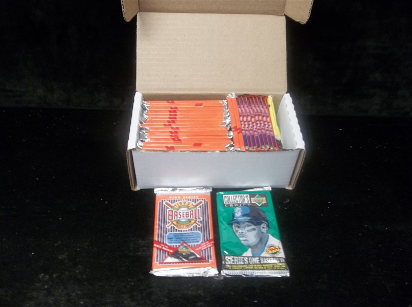 Lot Detail - 1992-94 Unopened Baseball Packs Clean-up Lot- 27 Asst.