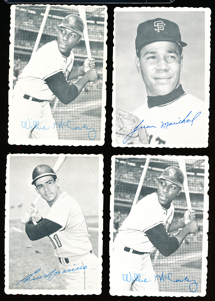 Lot Detail - 1969 Topps Bb Deckles- 4 Cards