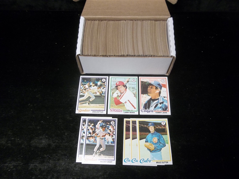 Lot Detail - 1978 Topps Baseball- 350 Asst