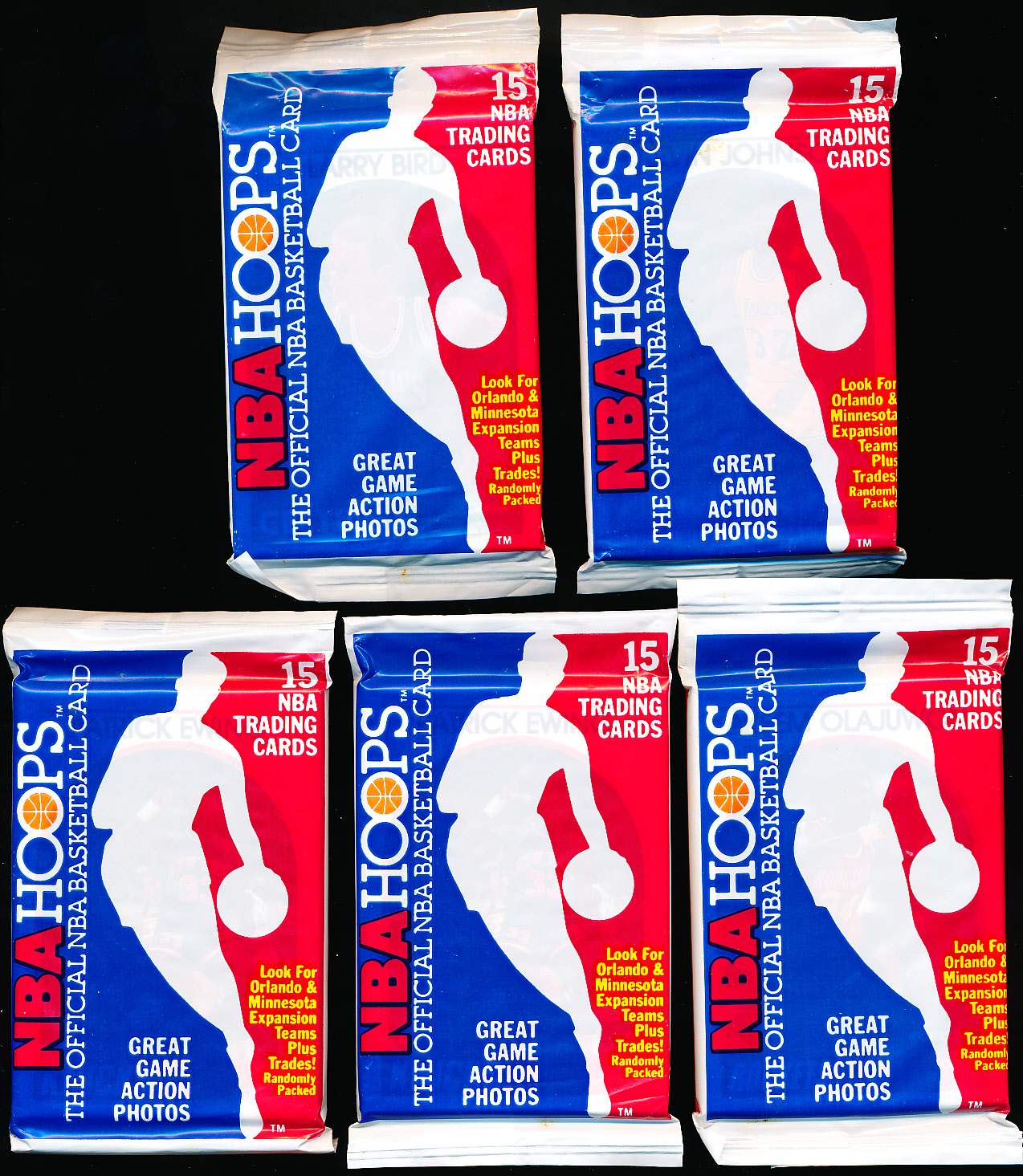 Lot Detail - 1989-90 Hoops Series 2 Bskbl.- 5 Unopened Packs of 15 ... Lot Detail - 1989-90 Hoops Series 2 Bskbl.- 5 Unopened Packs of 15 ...