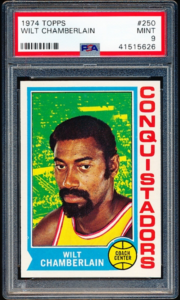 Lot Detail - 1974-75 Topps Basketball- #250 Wilt Chamberlain ... Lot Detail - 1974-75 Topps Basketball- #250 Wilt Chamberlain ...