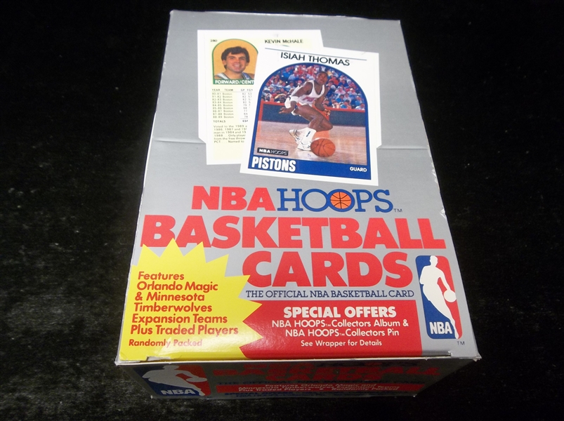 Lot Detail - 1989-90 Hoops Basketball- Series #2- One Unopened Wax Box Lot Detail - 1989-90 Hoops Basketball- Series #2- One Unopened Wax Box