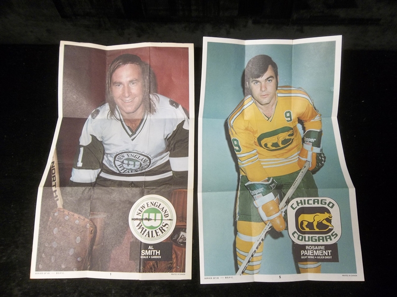 Lot Detail - 1973-74 O-Pee-Chee WHA Hockey Posters- 2 Diff. Lot Detail - 1973-74 O-Pee-Chee WHA Hockey Posters- 2 Diff.