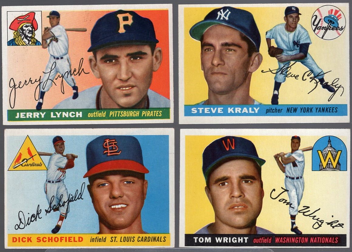 Lot Detail - 1955 Topps Bb- 4 Diff