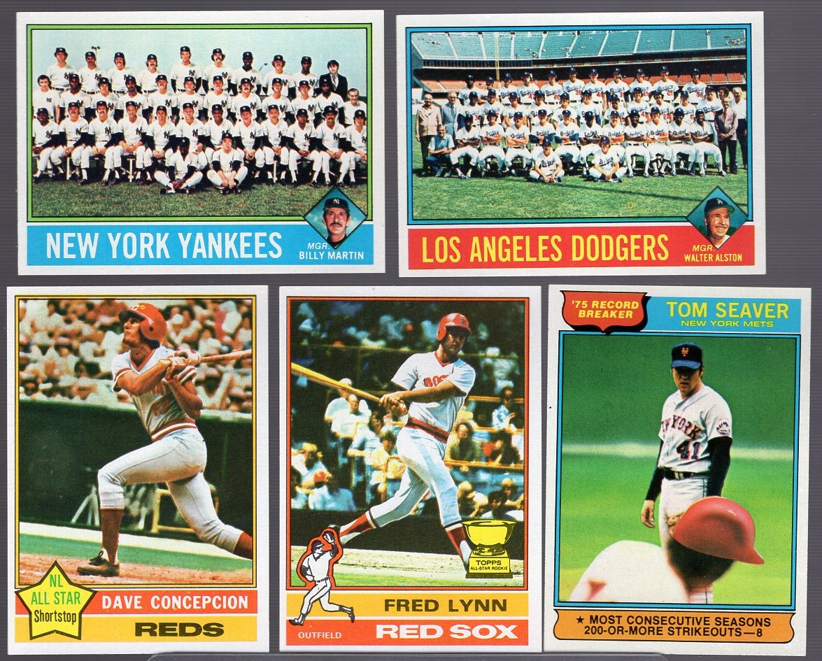 Lot Detail - 1976 Topps Baseball- 45 Diff