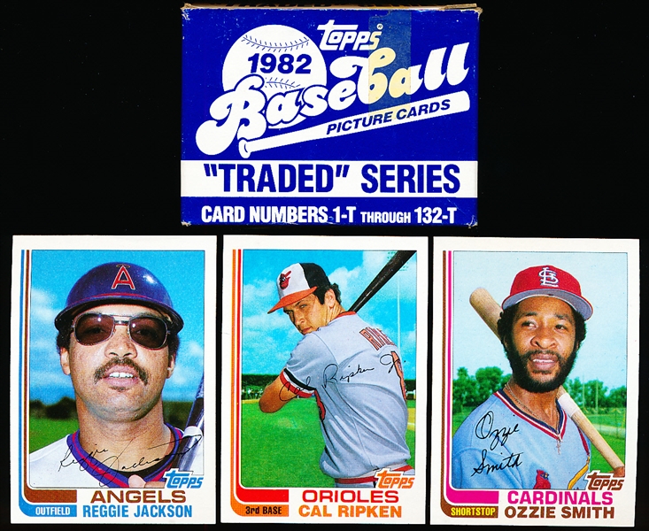 Lot Detail - 1982 Topps Baseball Traded Set