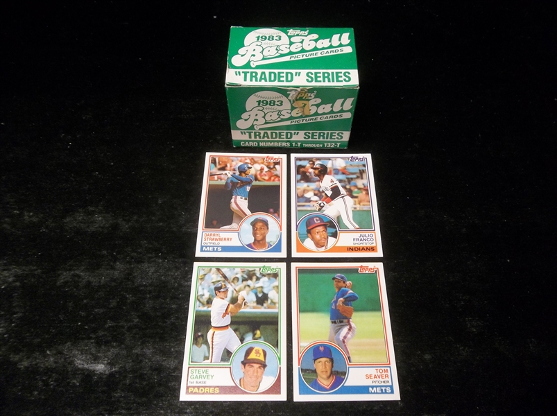 Lot Detail - 1983 Topps Baseball Traded Set