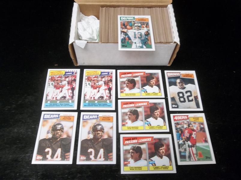 Lot Detail - 1987 Topps Football- 300 Asst