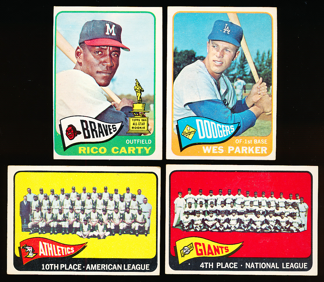 Lot Detail - 1965 Topps Bb- 4 Diff