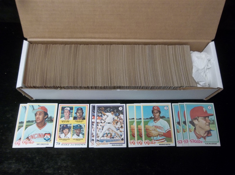 Lot Detail - 1978 Topps Baseball- 700 Asst