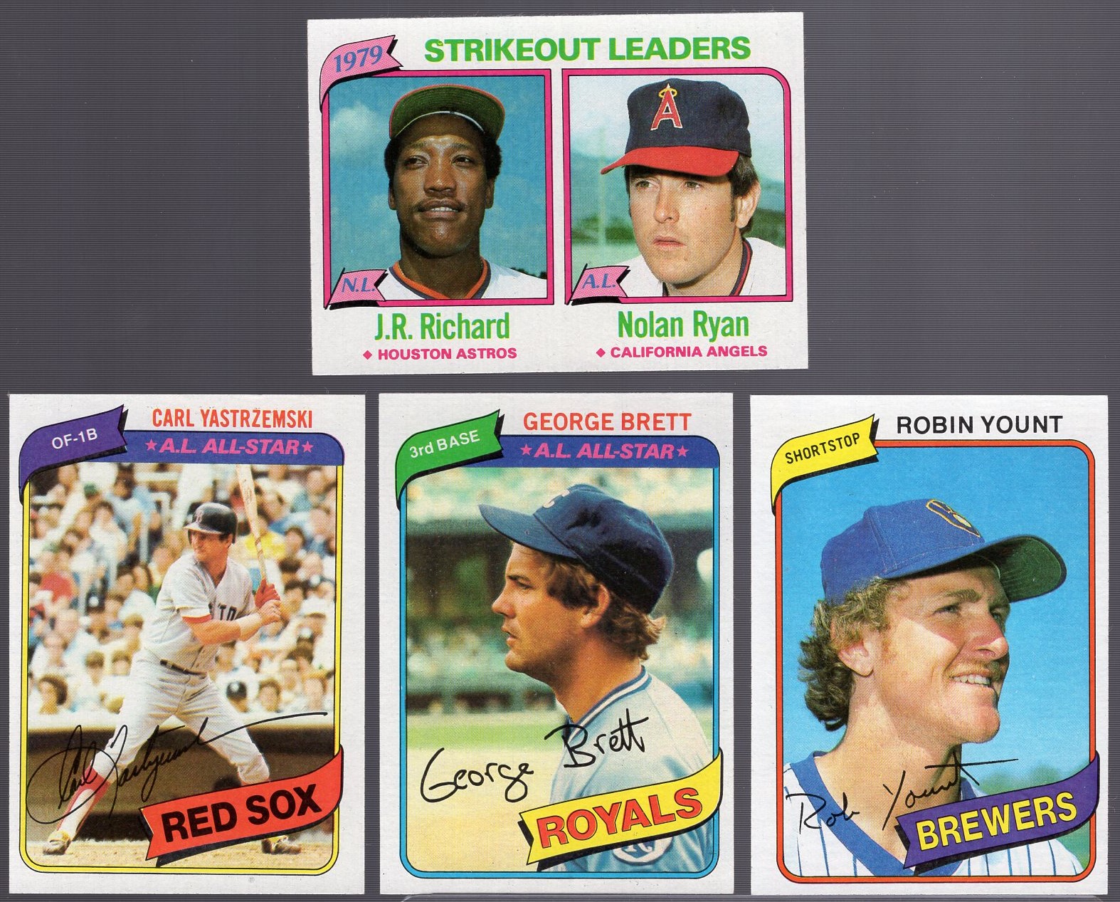 Lot Detail - 1980 Topps Bb- 9 Cards